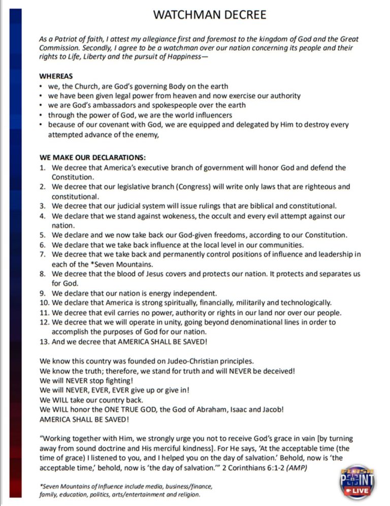 Watchman’s Decree | Advent Messenger